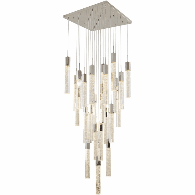 Bethel International ADS29C27CH Modern Chrome Multi Pendant Light - BET ...
