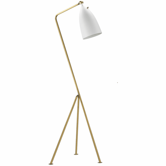 Bethel International BEL01WH Contemporary White Floor Lighting - BET ...