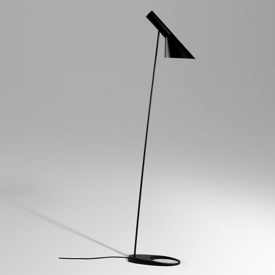 Bethel International BEL02BLK Contemporary Black Floor Lamp Lighting ...