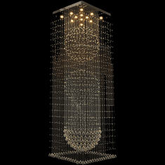 Bethel International KM11C31CH Contemporary Chrome Pendant Lighting ...