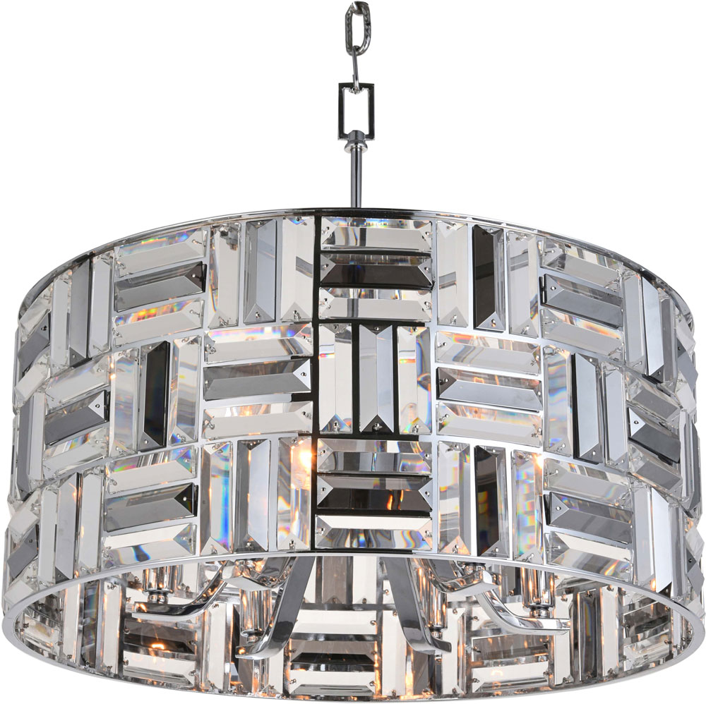 Bethel International LA19 Chrome Drum Drop Lighting - BET-LA19