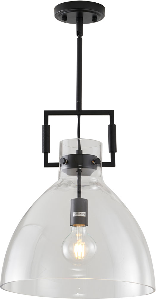 Bethel International LC02P14BLK Contemporary Black Drop Lighting - BET ...