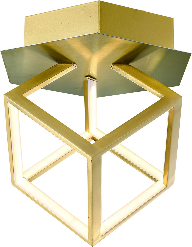 Bethel International OC01F8G Modern Gold LED Overhead Lighting - BET ...