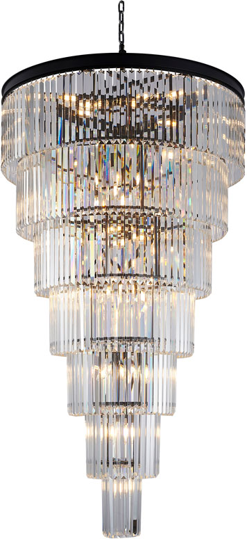 Bethel International RD14CUS-36 Black Drop Lighting - BET-RD14CUS-36