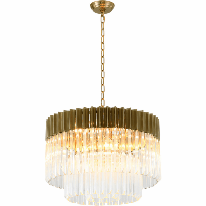 Bethel International WE06C23BR Contemporary Brass 23.6" Pendant ...
