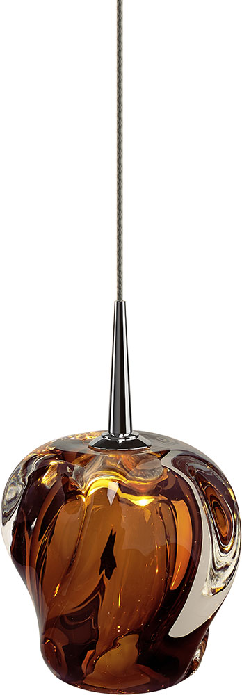 Bruck AURORA-LED-PENDANT-AMBER Aurora Modern LED Mini Lighting Pendant ...