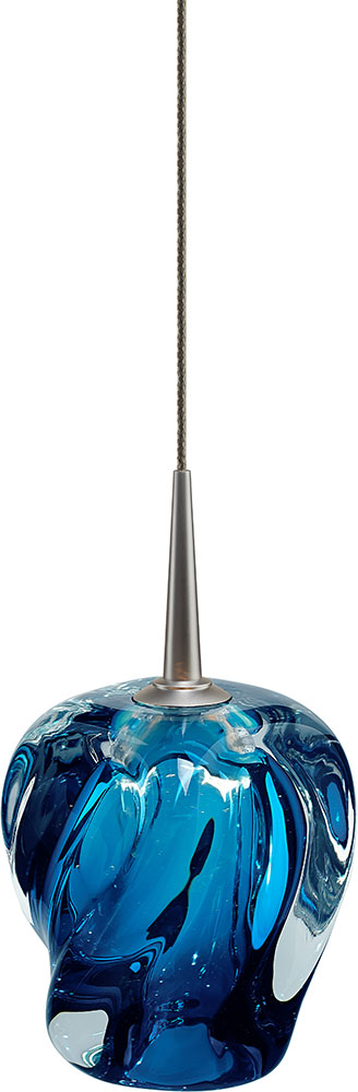 Bruck AURORA-LED-PENDANT-BLUE Aurora Contemporary LED Mini Lighting ...