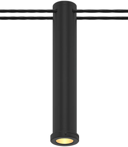 Bruck EXT-SKY-DI-SW-10LM-24-BK SKYLINE Contemporary Black LED Catenary ...