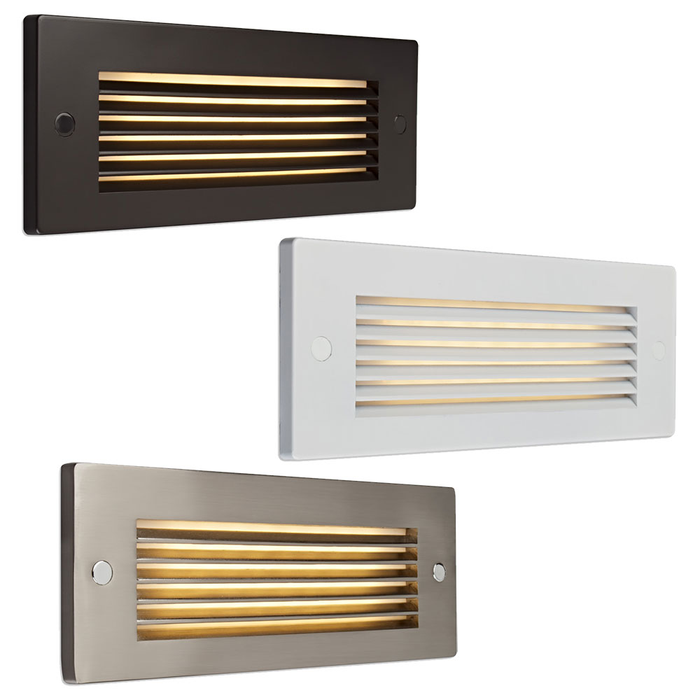 Bruck Step II Contemporary Line Voltage LED Horizontal Louver Interior ...