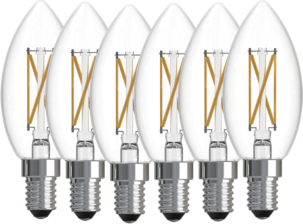 Bulbrite 776230 LED 4W B11 Light Bulbs (pack of 6) - BUL-776230