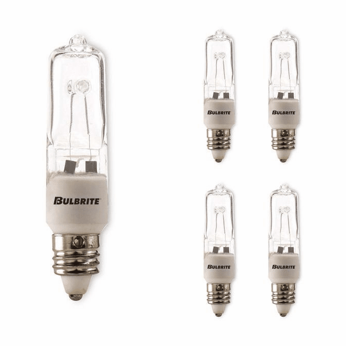 Bulbrite 860800 Contemporary Halogen 100W T4 JD (pack of 5) Light Bulbs ...