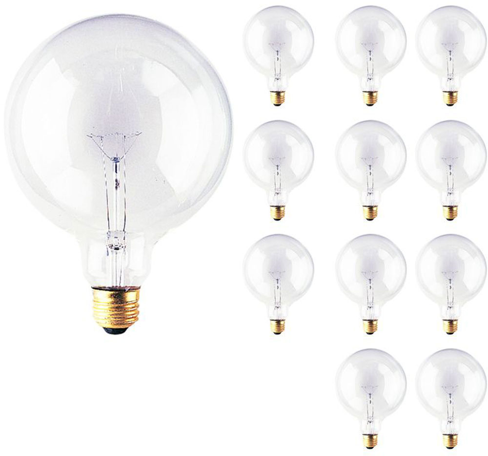Bulbrite 861011 Contemporary Clear 125V (pack of 12) Light Bulbs - BUL ...