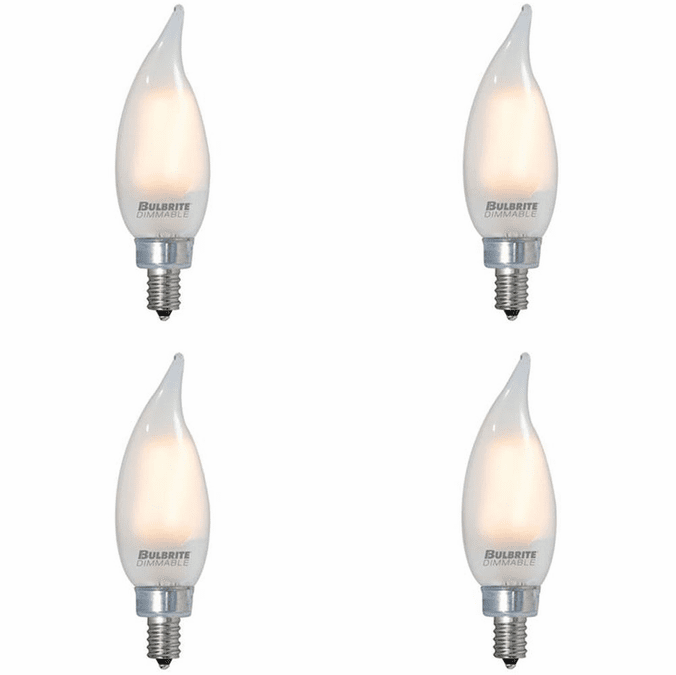 Bulbrite 861416 Contemporary LED 2700K Filament Milky (pack of 4) Light ...