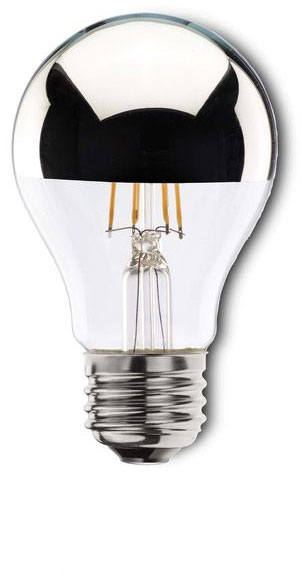 Bulbrite 861426 LED 2700K Filament Half Mirror (pack of 2) Light Bulbs ...