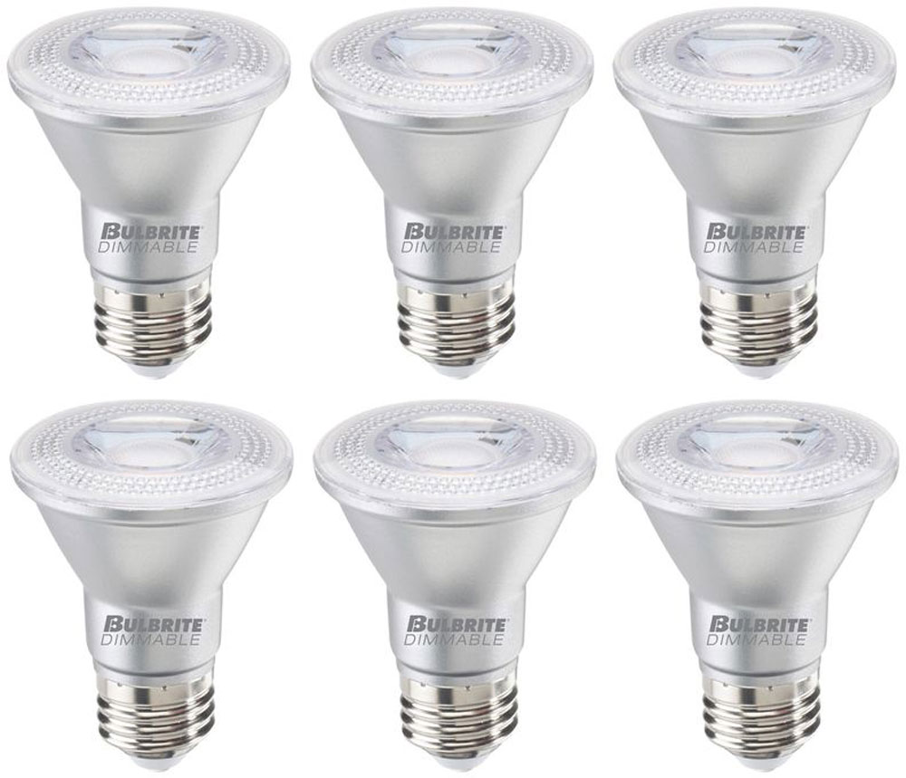 Bulbrite 861712 Contemporary LED 7W PAR20 (pack of 6) Light Bulbs - BUL ...