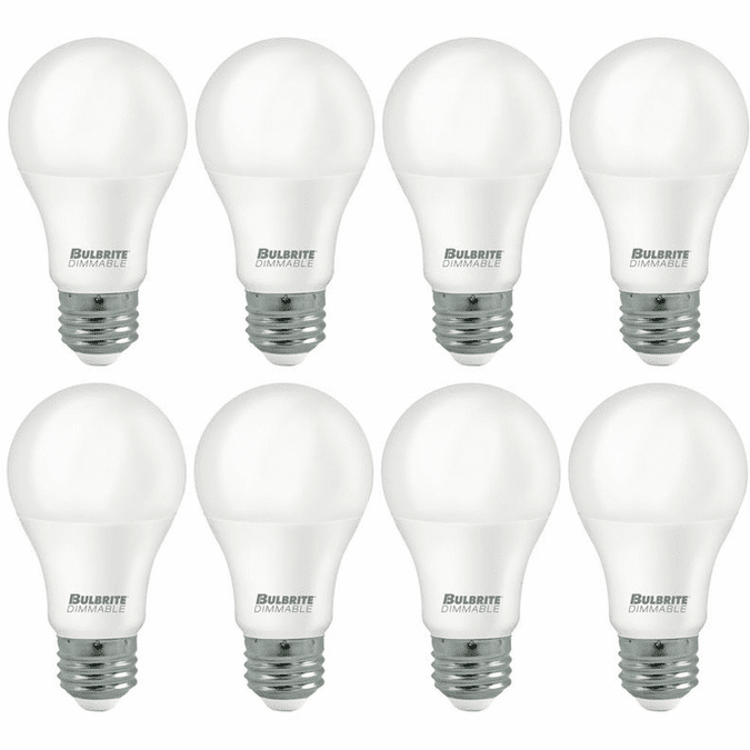 Bulbrite 862720 Contemporary LED A19 120V (pack of 8) Light Bulbs - BUL ...