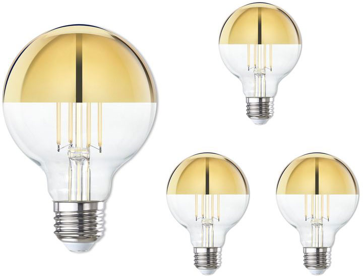 Bulbrite 862841 Contemporary LED G25 2700K (pack of 4) Light Bulbs ...