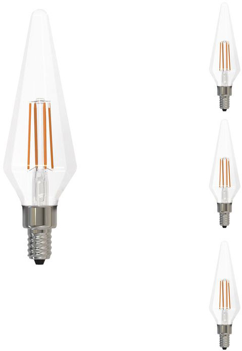 Bulbrite 862861 Contemporary LED 4W 3000K (pack of 4) Bulbs - BUL-862861