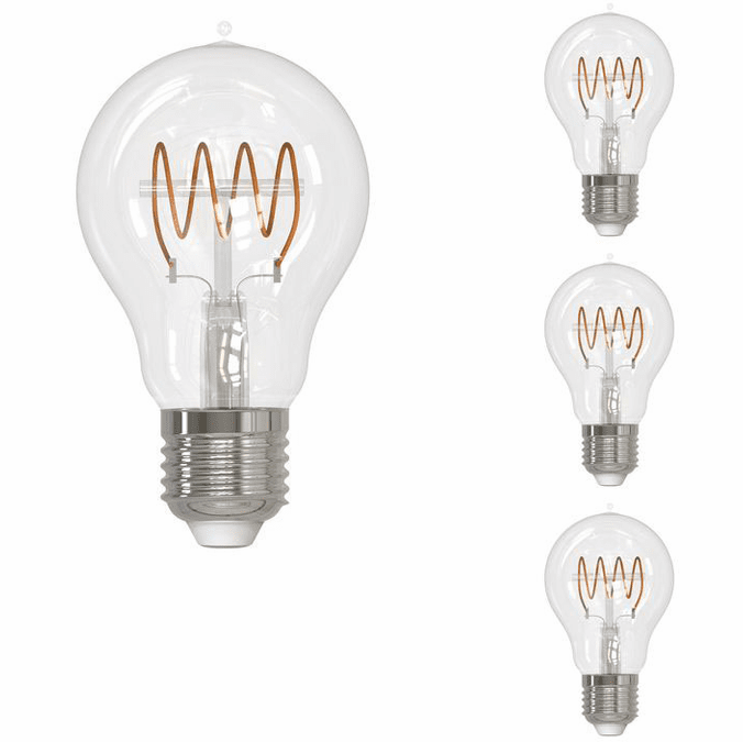 Bulbrite 862866 Contemporary LED A19 2100K (pack of 4) Light Bulbs ...