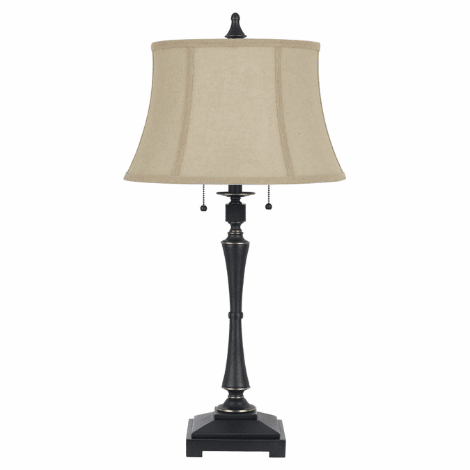 Cal BO-2443TB Madison 31 Inch Tall Oil Bronze Traditional Table Lamp ...