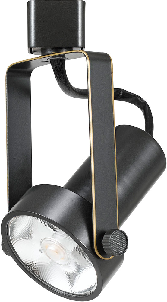 Cal HT-121-DB Contemporary Dark Bronze LED Track Lighting Fixture ...