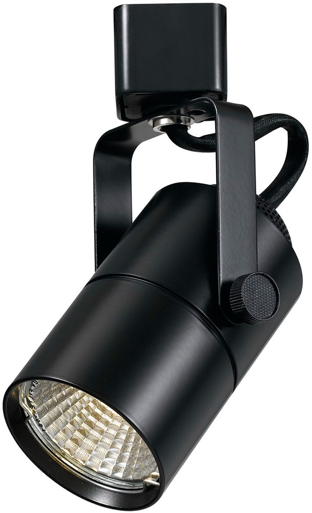 Cal HT-610-BK Contemporary Black LED Track Lighting Ceiling Lighting ...