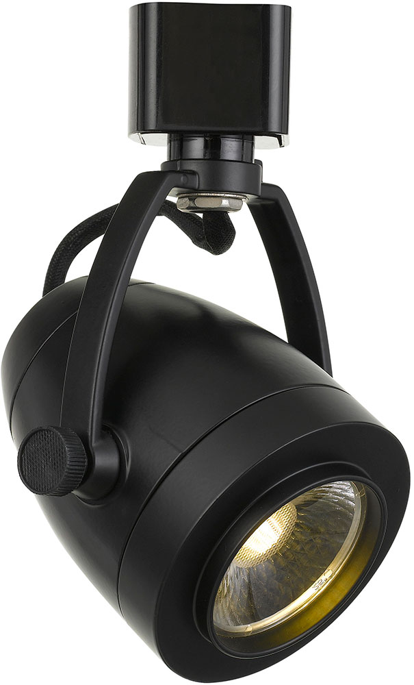 Cal HT-701-BK Modern Black LED Track Lighting Head Fixture - CAL-HT-701-BK
