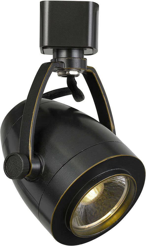 Cal HT-701-DB Modern Dark Bronze LED Track Lighting Head - CAL-HT-701-DB