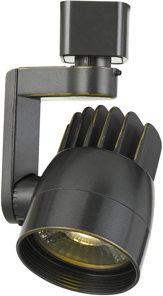 Cal HT-806-DB Contemporary Dark Bronze LED Home Track Lighting Head ...