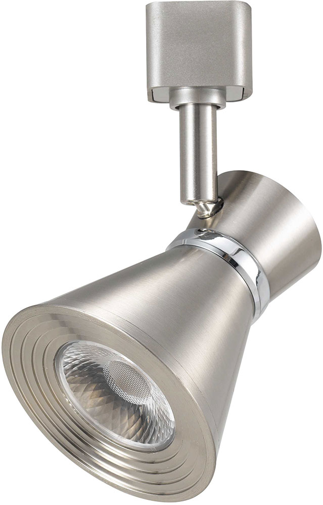 Cal HT-811-BS Contemporary Brushed Steel LED Track Lighting Kit - CAL ...