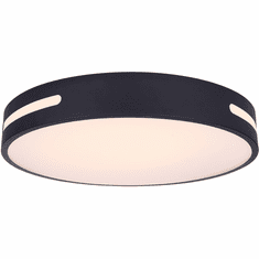 Canarm CL-19-13-BK Contemporary Black LED 13" Home Ceiling Lighting ...