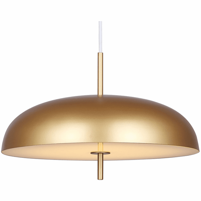 Canarm LPL287A01PGD Kelvin Modern Painted Gold LED Pendant Light - CAN ...