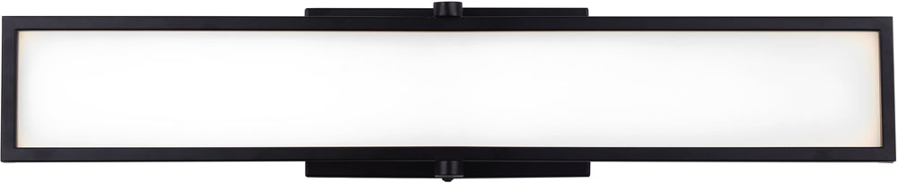 Canarm LVL229A24BK Pax Contemporary Matte Black LED 24" Vanity Light ...