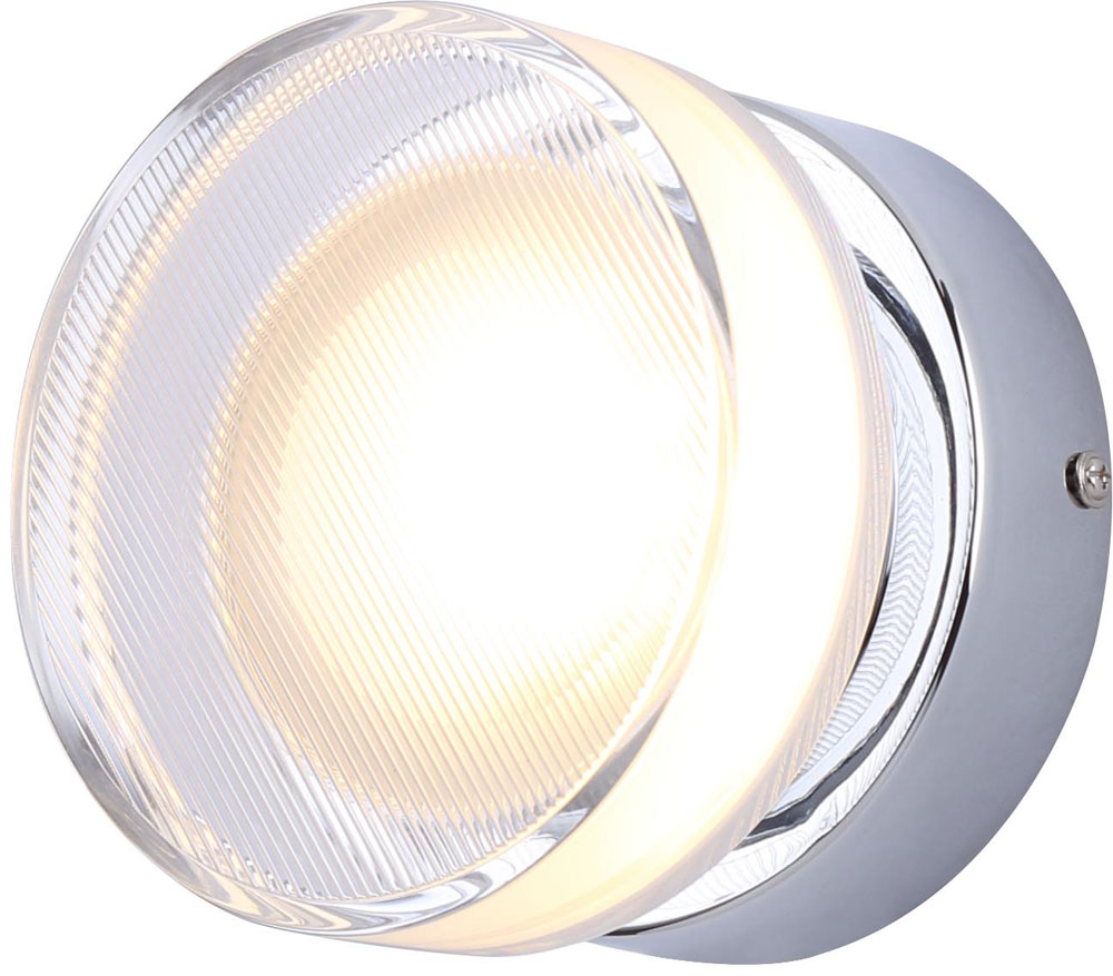 Canarm LWL296A05CH Benni Contemporary Chrome LED Wall Light Fixture ...