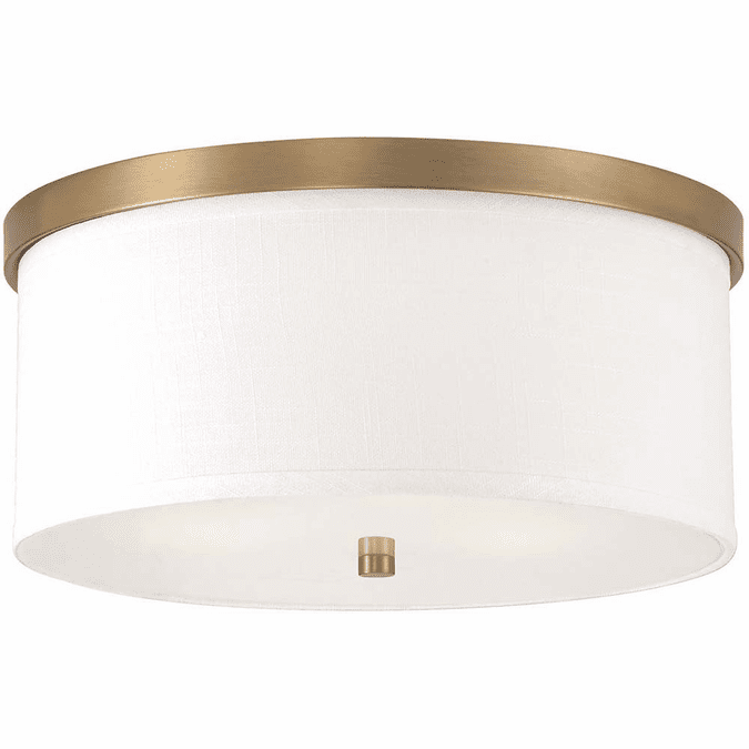 Capital Lighting 2015AD-480 Midtown Aged Brass Flush Mount Light ...