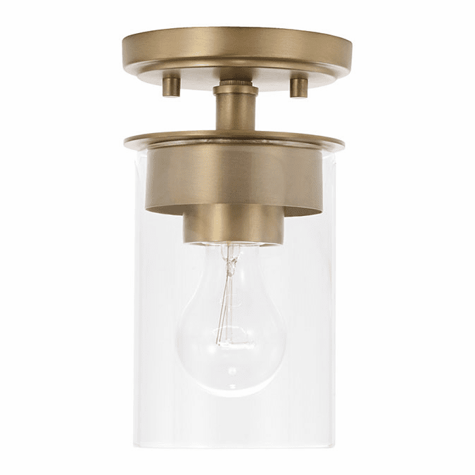 Capital Lighting 246811AD-532 Mason Contemporary Aged Brass 3-Light ...