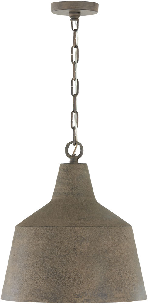 Capital Lighting 335311CY Quarry Modern Clay Pendant Light Fixture ...