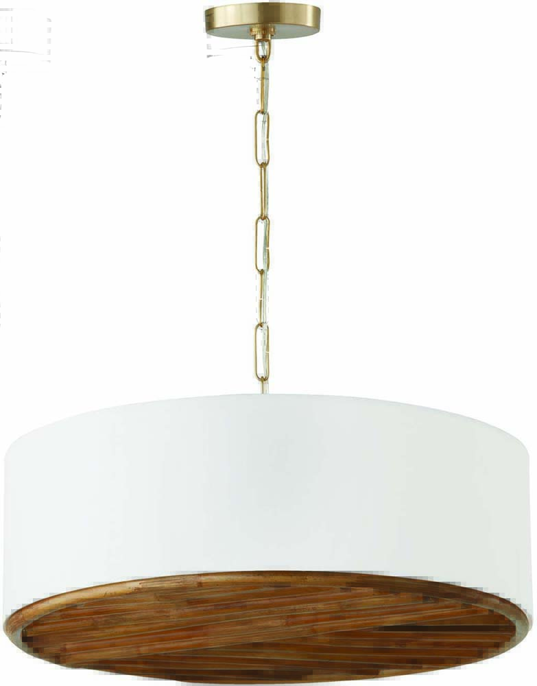 Capital Lighting 347441MA Soleil Contemporary Matte Brass Drum Drop ...