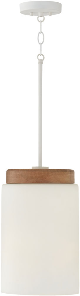 Capital Lighting 350911LT Liam Contemporary Light Wood and White Mini ...