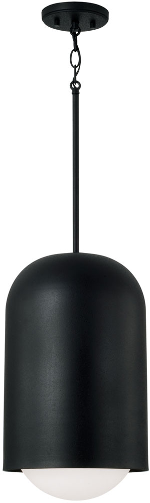 Capital Lighting 351612BI Dolby Contemporary Black Iron Mini Drop ...