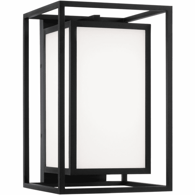 Capital Lighting 953111BK Aiden Modern Black 14" Exterior Wall Lamp ...