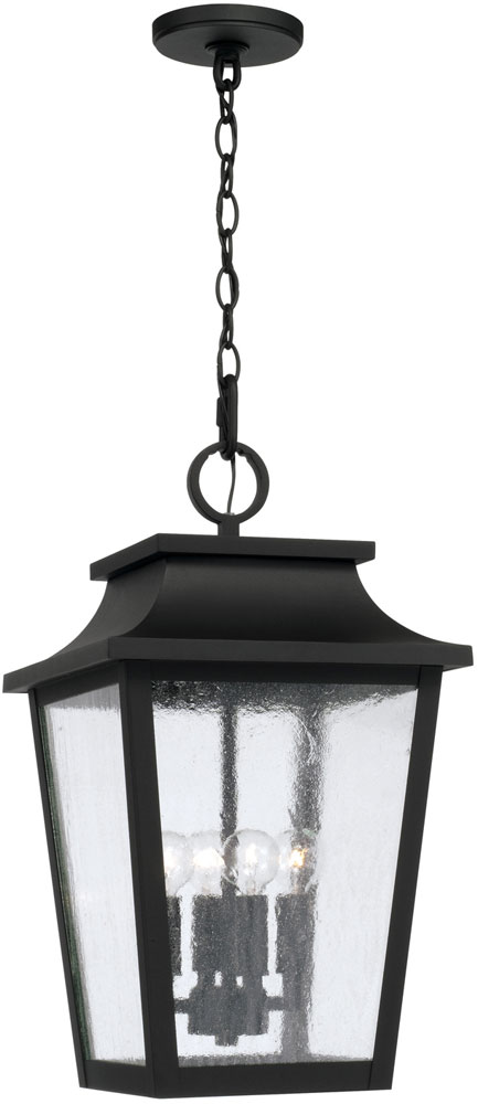 Capital Lighting 953344BK Chandler Contemporary Black Outdoor Drop ...
