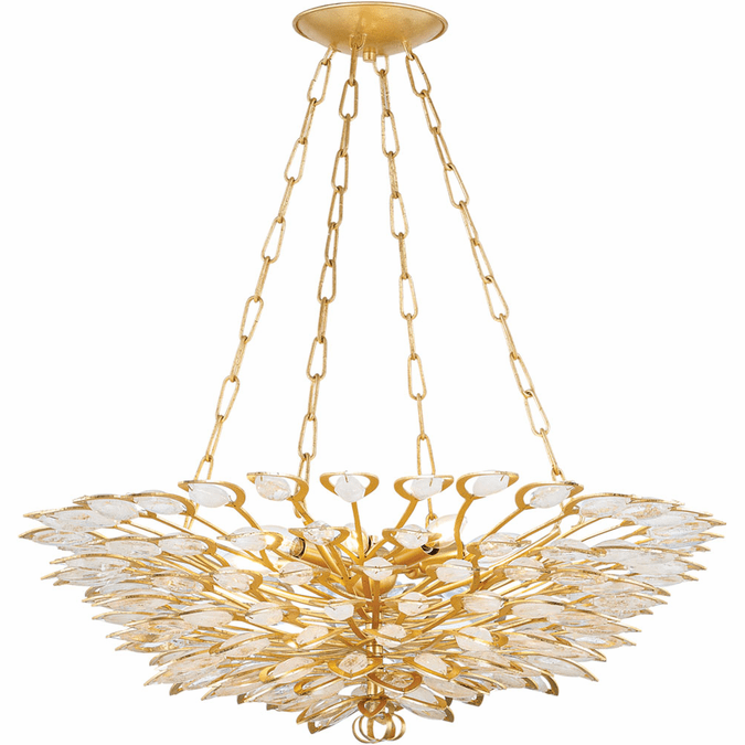 Corbett 363-32-GL Vittoria Contemporary Gold Leaf 32" Drop Lighting ...