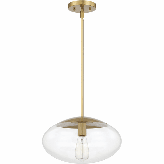 Craftmade 56894-SB Gaze Contemporary Satin Brass Pendant Light Fixture ...