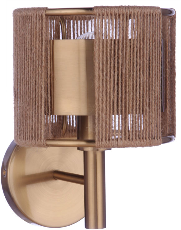 Craftmade 59061-SB Kensey Modern Satin Brass Lamp Sconce - CFT-59061-SB