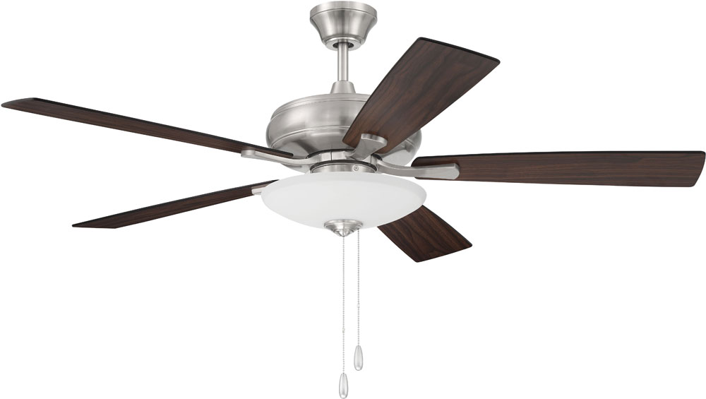Craftmade ECF111BNK5-DWWLN Eos Modern Brushed Polished Nickel LED 52 ...