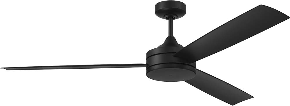 Craftmade INS62FB3 Inspo Contemporary Flat Black 62" Home Ceiling Fan ...