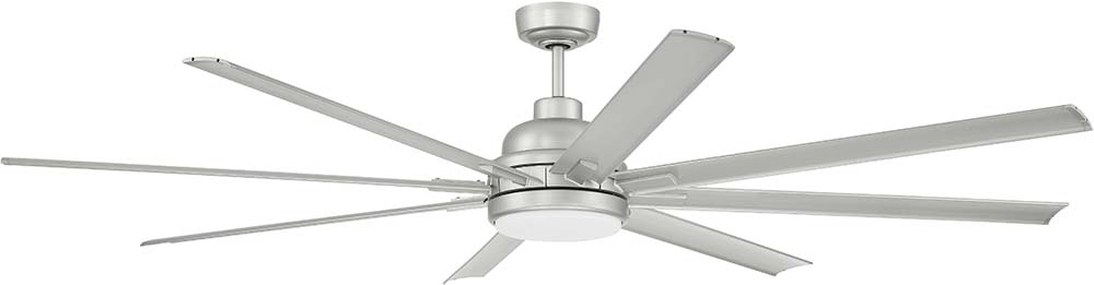 Craftmade RSH72PN8 Rush Contemporary Painted Nickel LED 72" Home ...