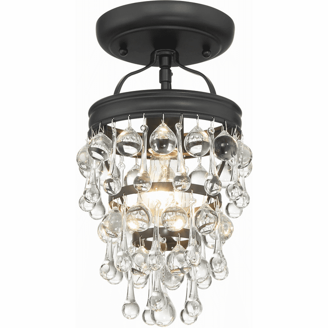 Crystorama 131-MK_CEILING Calypso Matte Black Ceiling Light Fixture ...