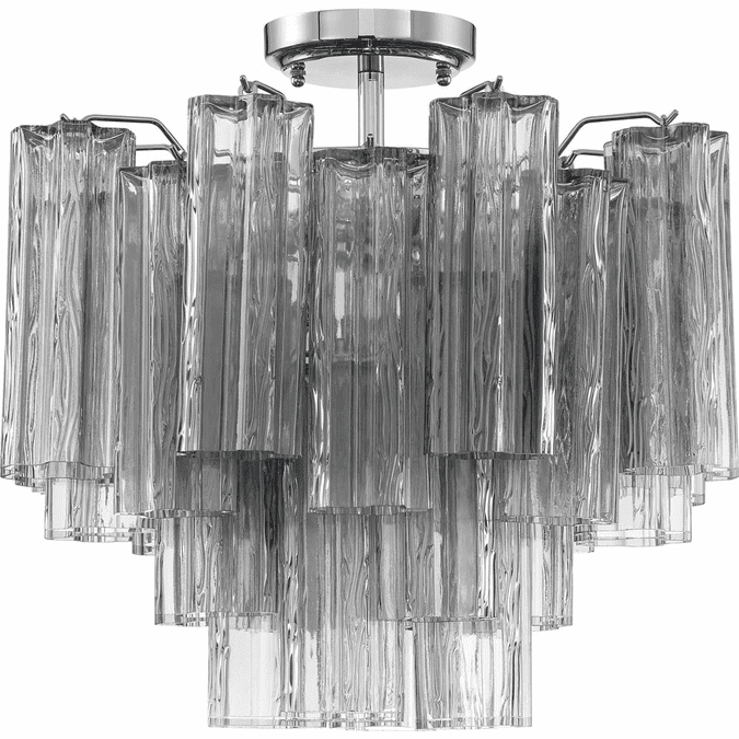 Crystorama ADD-300-CH-SM_CEILING Addis Polished Chrome Geometric ...